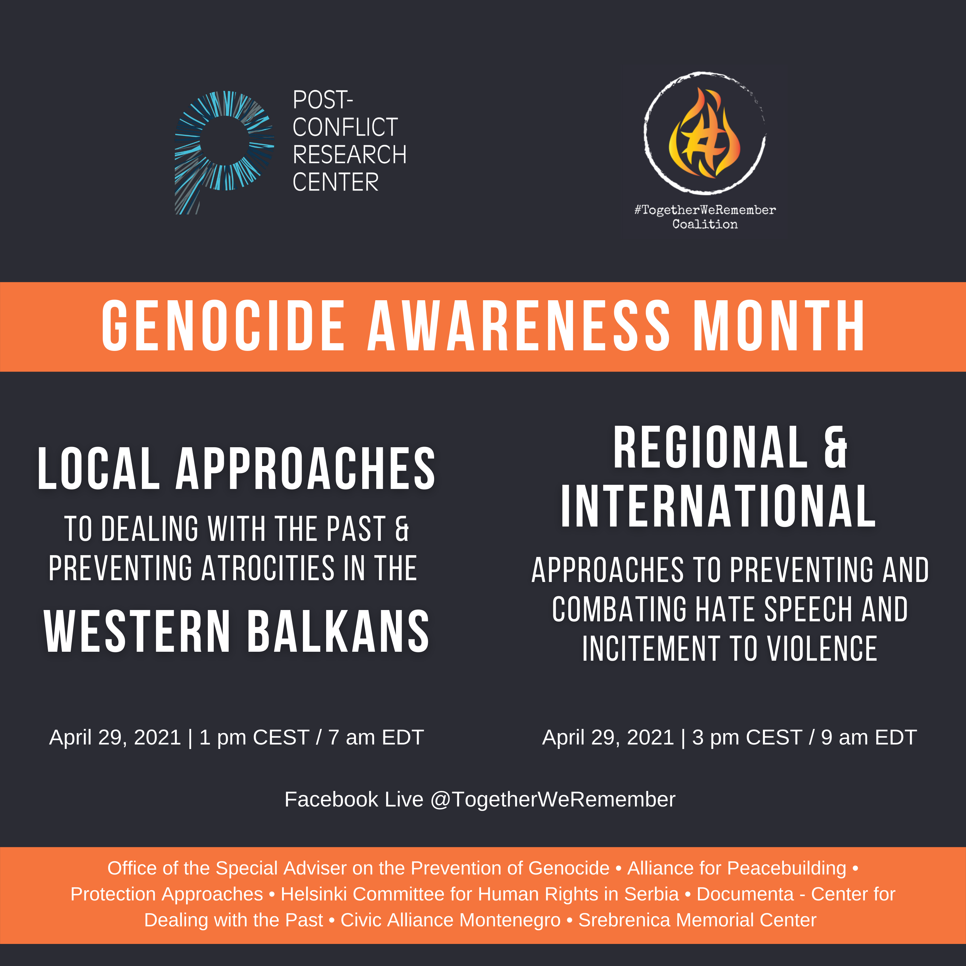 Genocide Awareness Month | Post Conflict Research Center